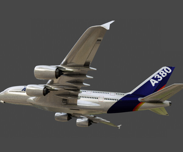 ArtStation - AIRBUS A 380 GAME READY | Resources