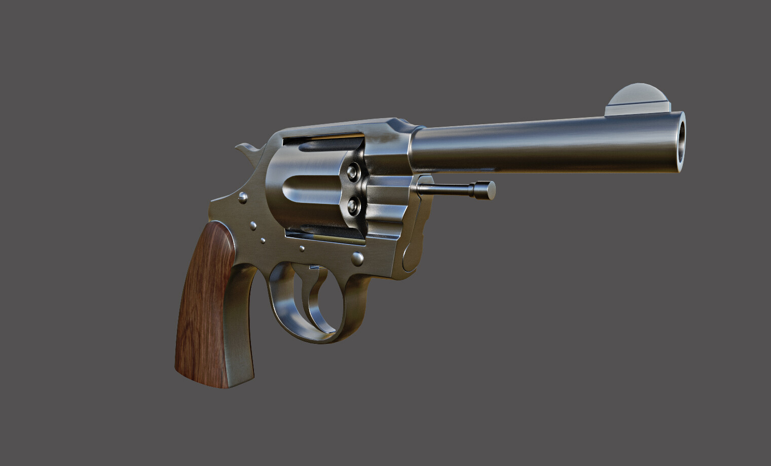 ArtStation - Revolver High Poly 1 | Game Assets