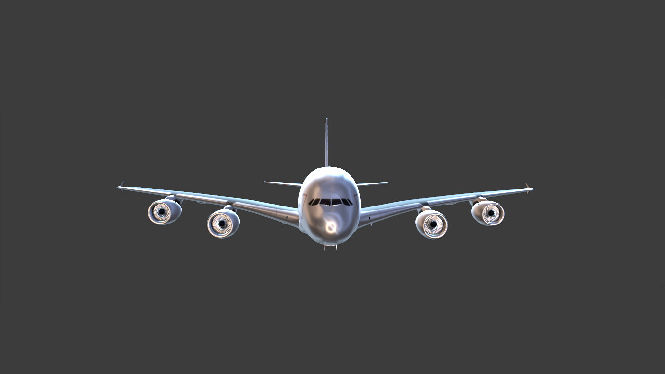 ArtStation - AIRBUS A 380 GAME READY | Resources