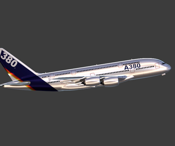 ArtStation - AIRBUS A 380 GAME READY | Resources