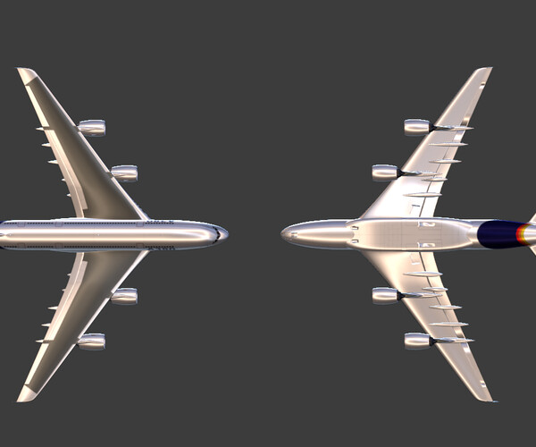 ArtStation - AIRBUS A 380 GAME READY | Resources