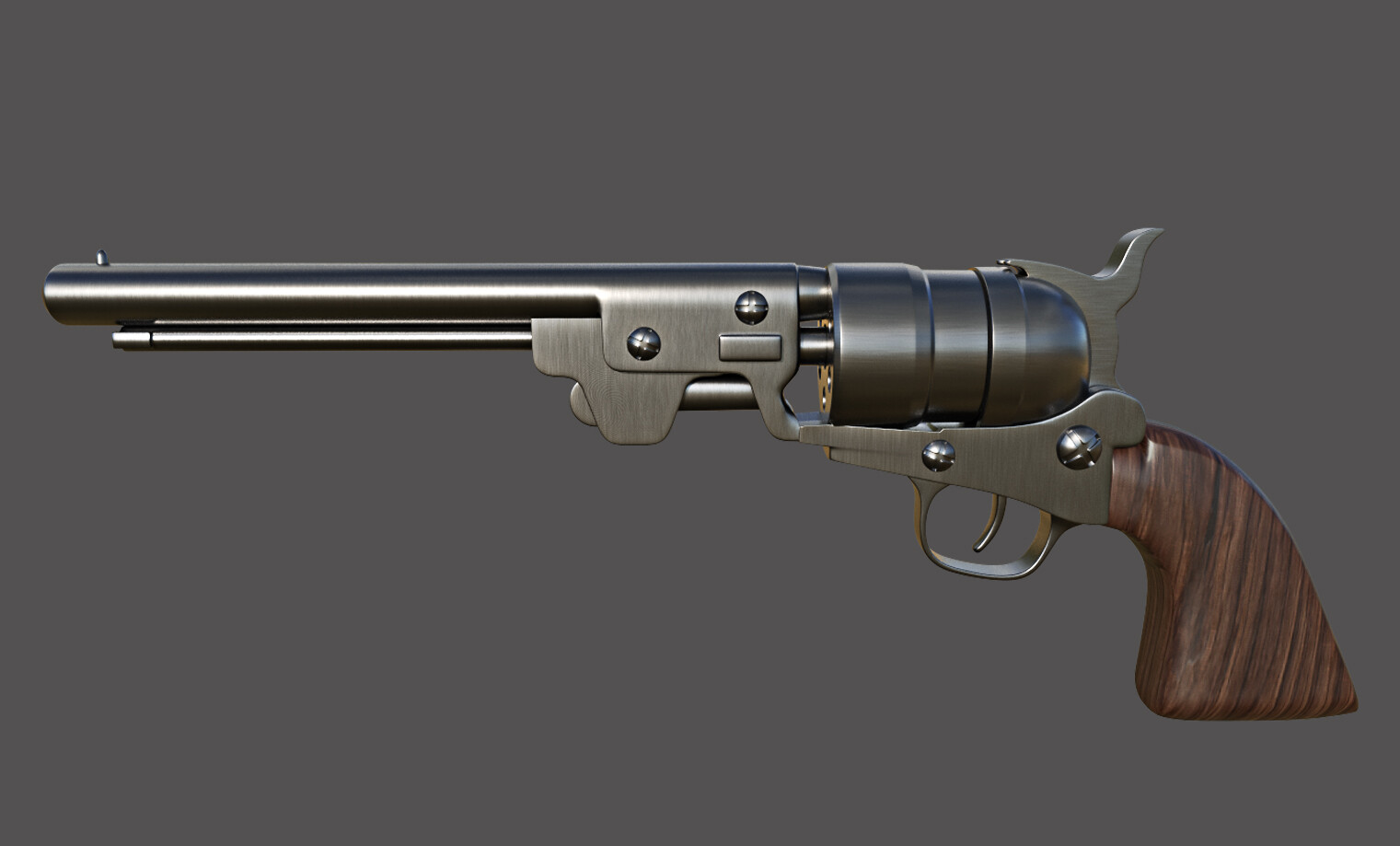 ArtStation - Revolver High Poly 2 | Game Assets