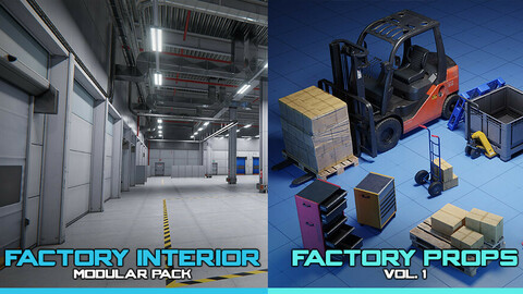 ArtStation - Factory Props Vol 1. | Game Assets