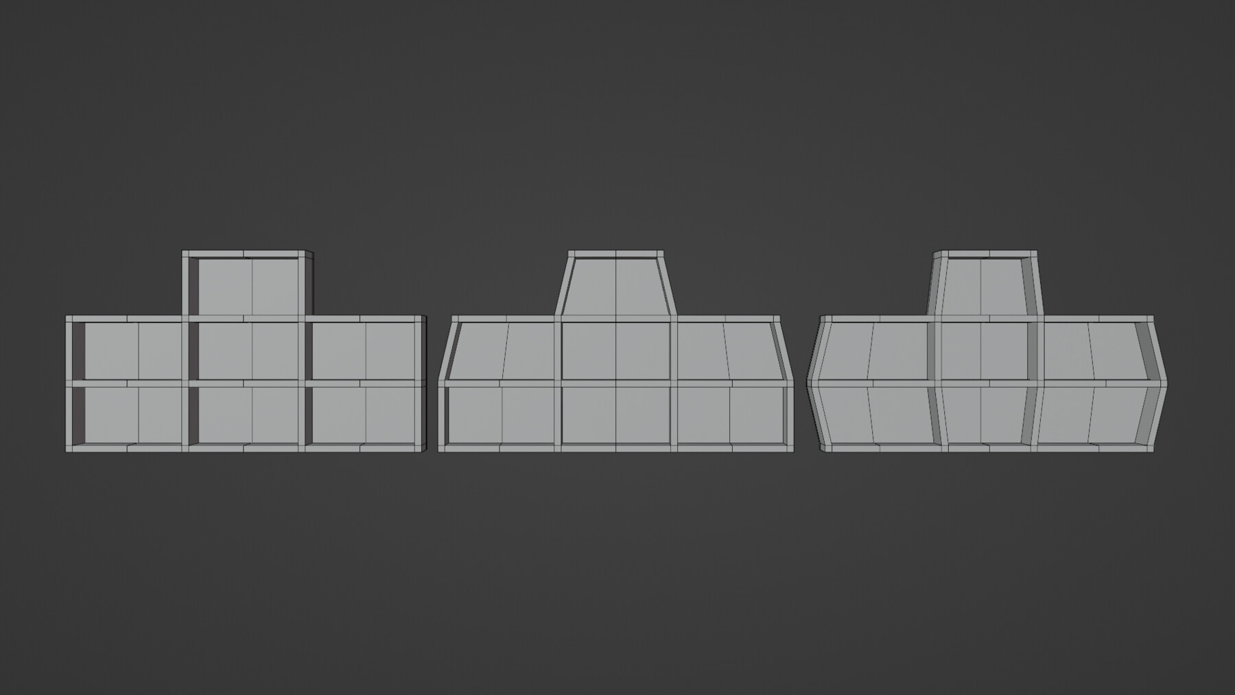 ArtStation - Seven Wooden Bookshelves | Game Assets