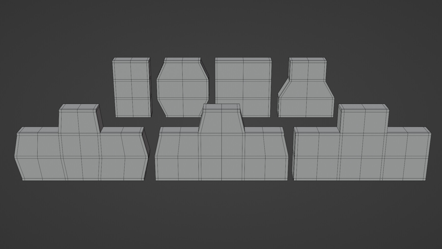 ArtStation - Seven Wooden Bookshelves | Game Assets