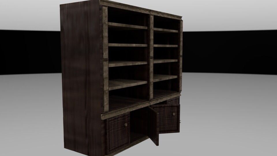 ArtStation - book shelf | Game Assets