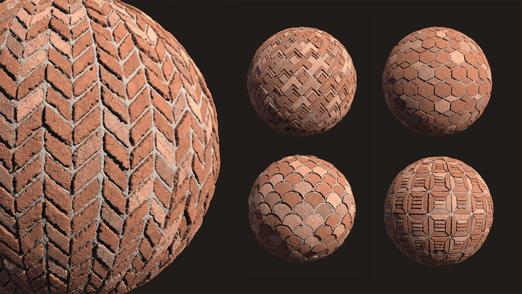 ArtStation - 30 Brick Material Set | Game Assets
