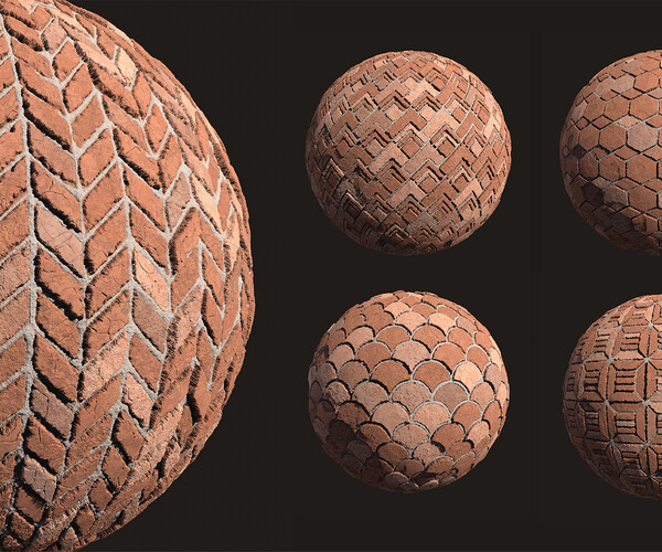 ArtStation - 30 Brick Material Set | Game Assets