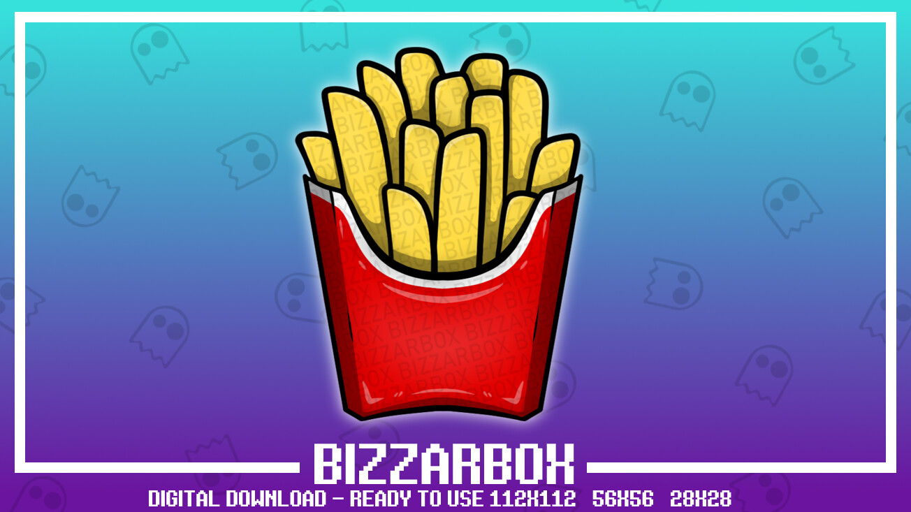ArtStation - Twitch Emote: Fries | Artworks