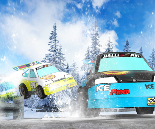 ArtStation - Race car | Game Assets