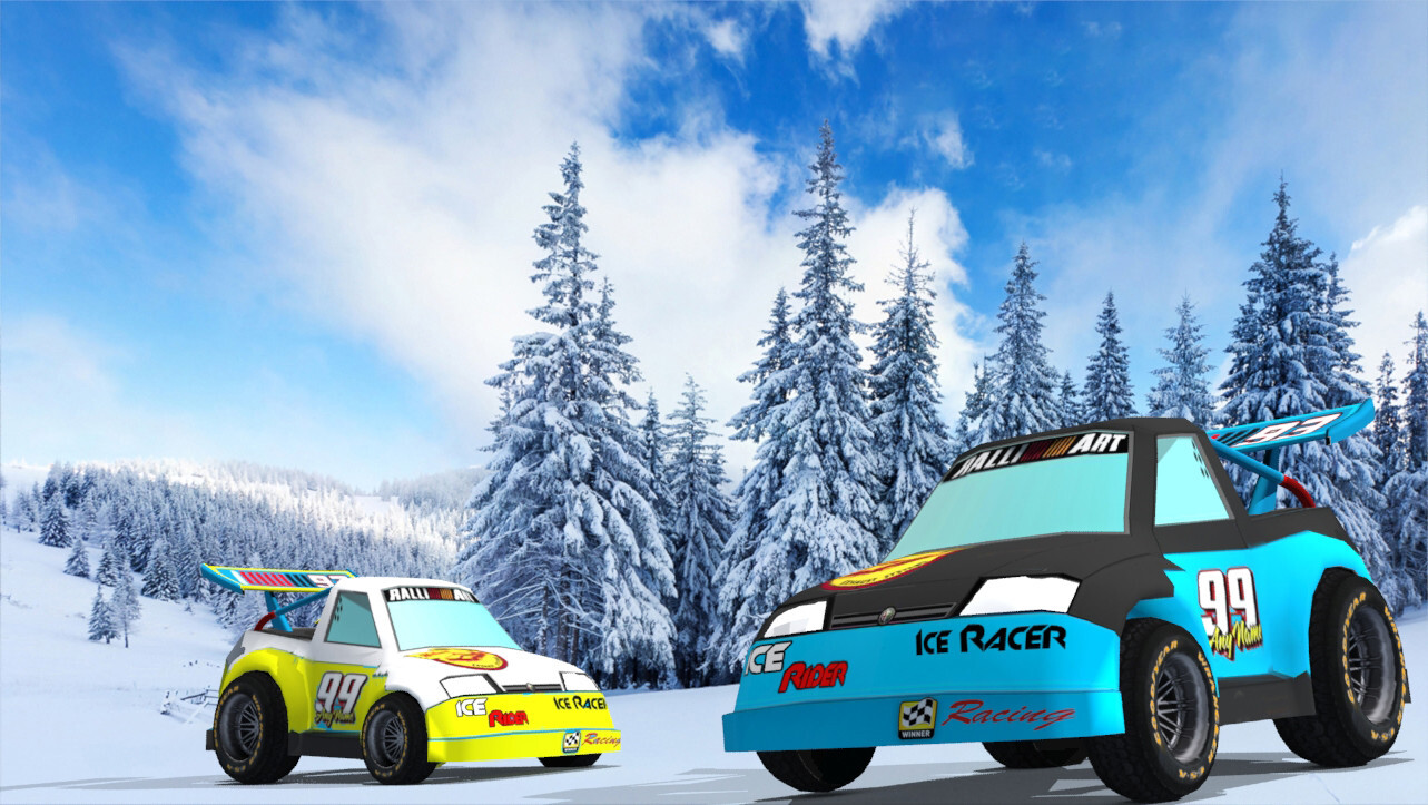 ArtStation - Race car | Game Assets