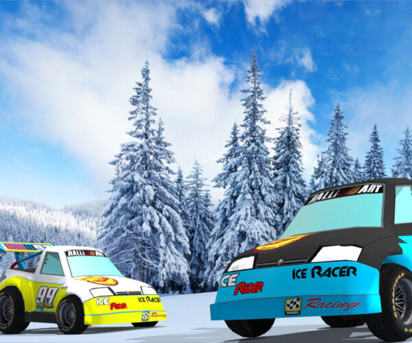 ArtStation - Race car | Game Assets