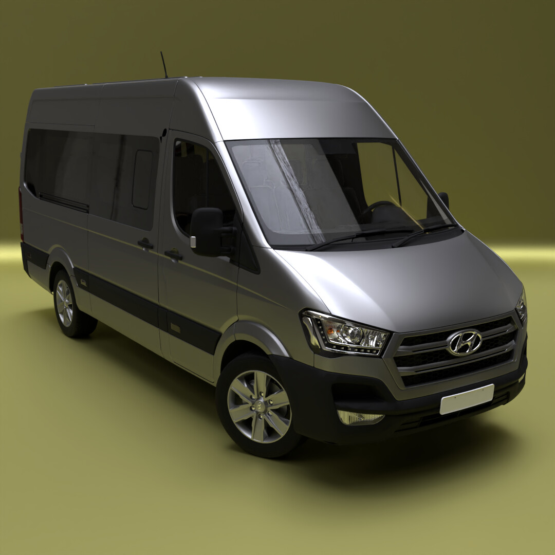 ArtStation - Hyundai H350 | Game Assets