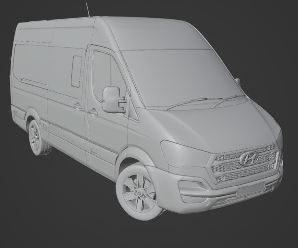 ArtStation - Hyundai H350 | Game Assets