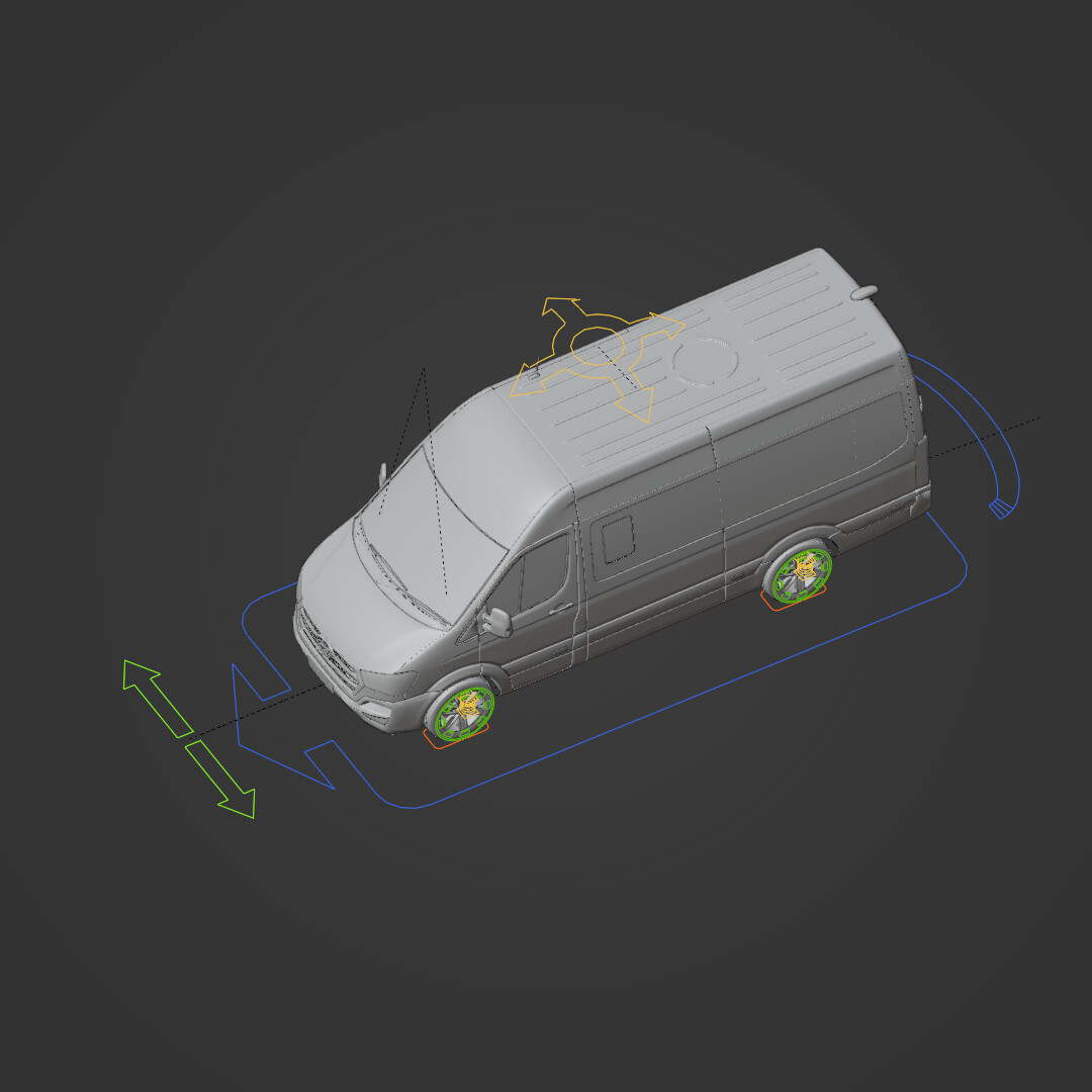 ArtStation - Hyundai H350 | Game Assets