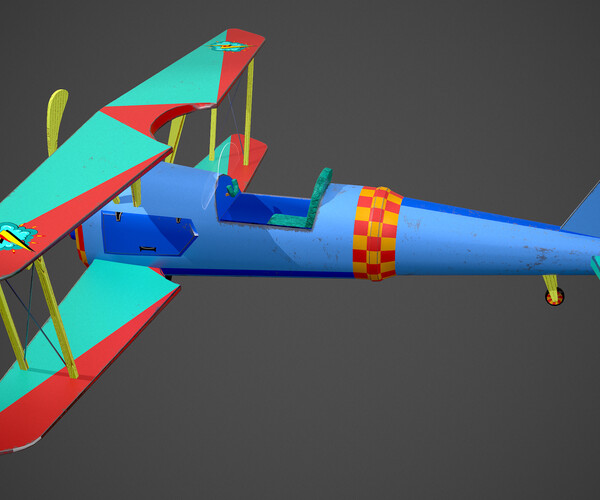 ArtStation - Airplane LIGHTNING | Game Assets