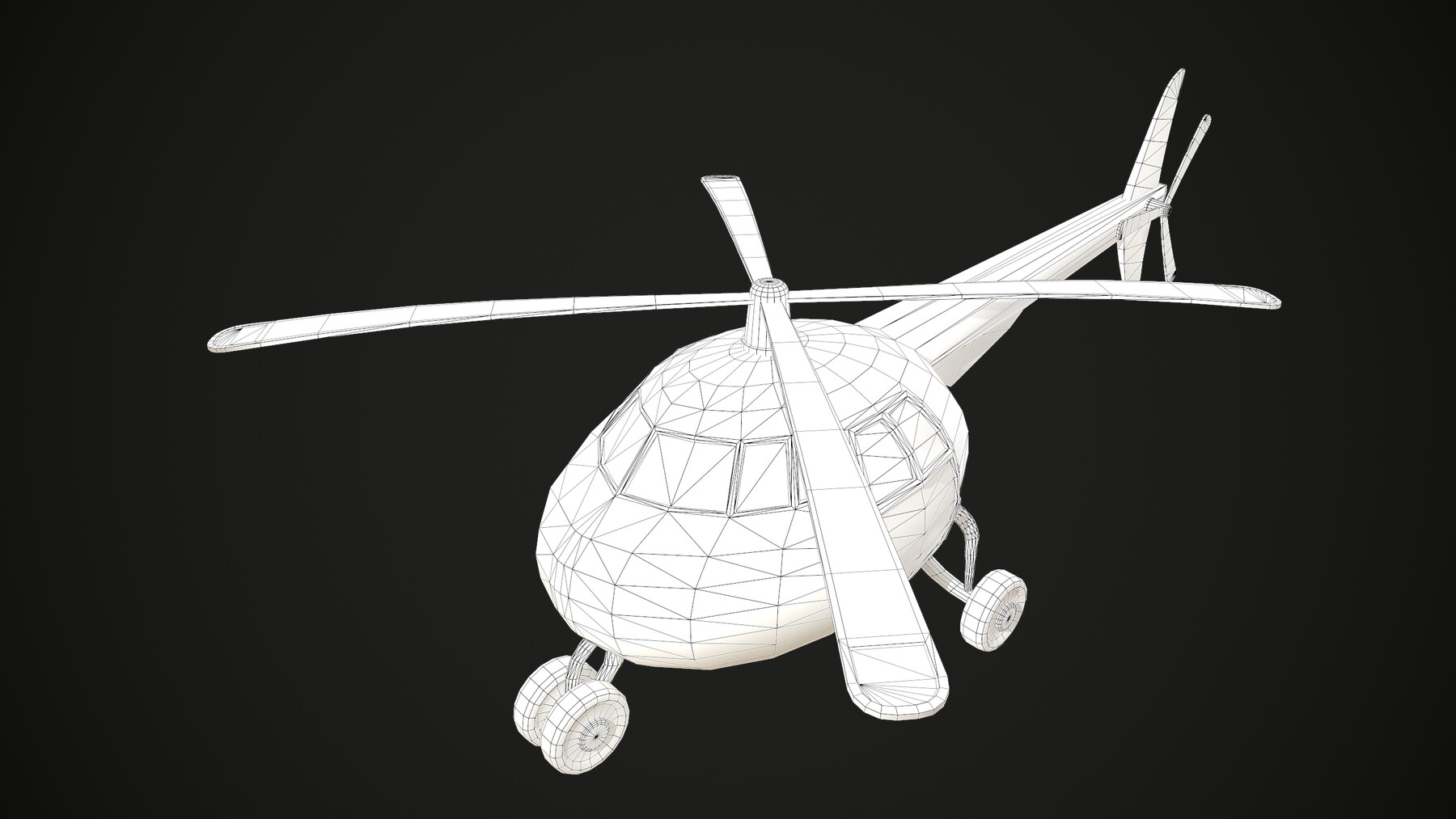 ArtStation - Stylized helicopter | Game Assets