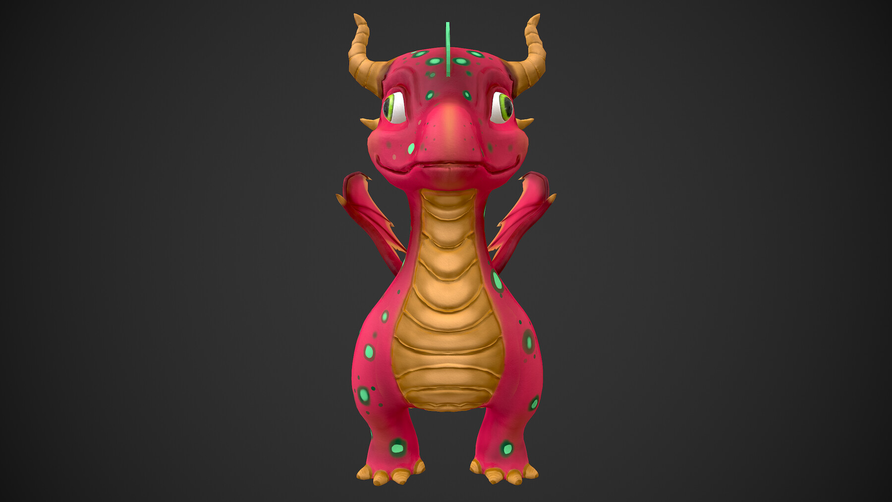 ArtStation - stylized dragon | Game Assets