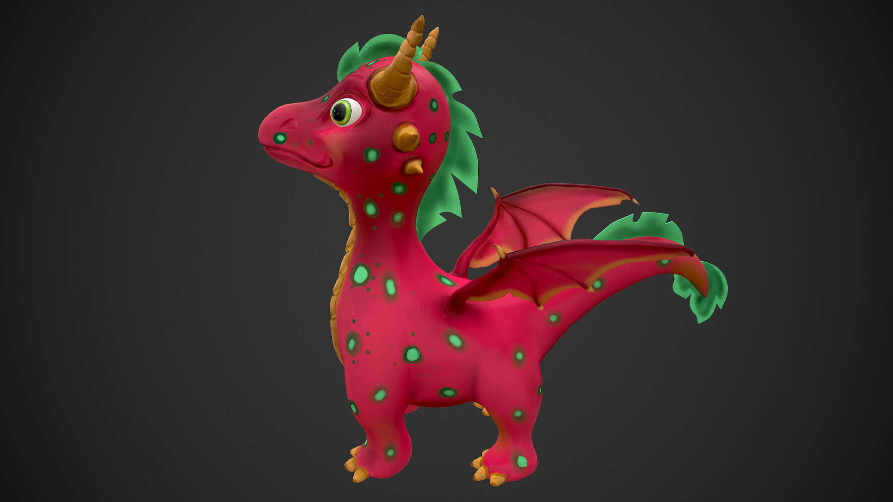 ArtStation - stylized dragon | Game Assets