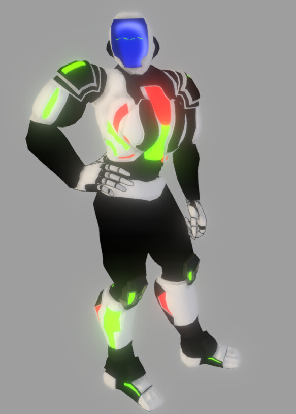 ArtStation - RCBL001 : HUMANOID ROBOT | Game Assets