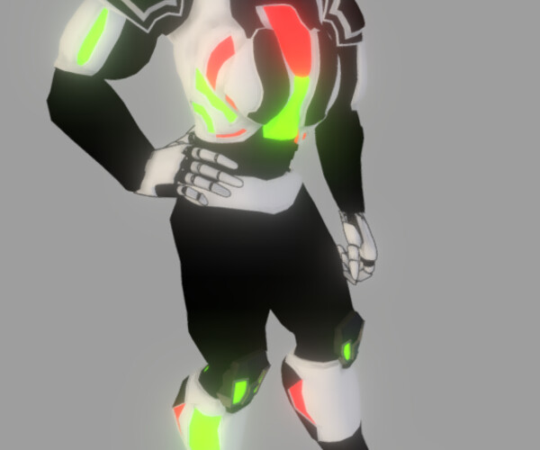 ArtStation - RCBL001 : HUMANOID ROBOT | Game Assets