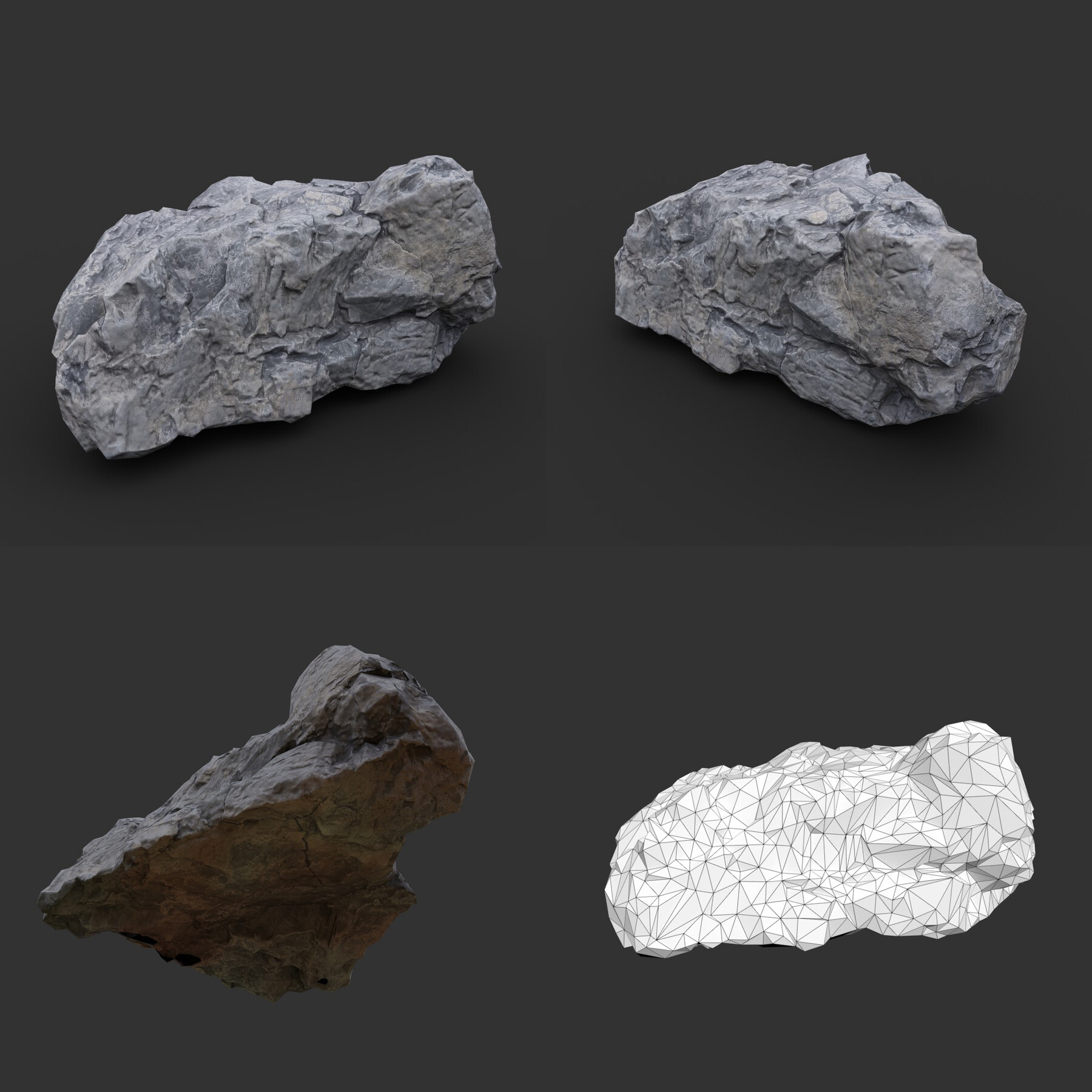 ArtStation - Gray Sharp Rock 220803 Photogrammetry - Ultra HD 16K ...
