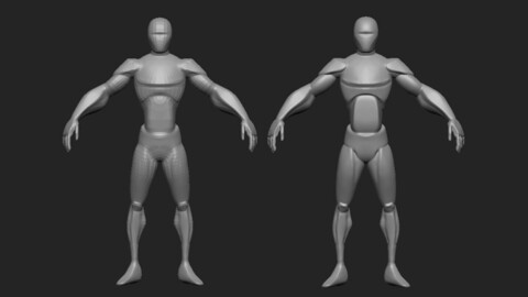 ArtStation - Stylized male base mesh | Resources