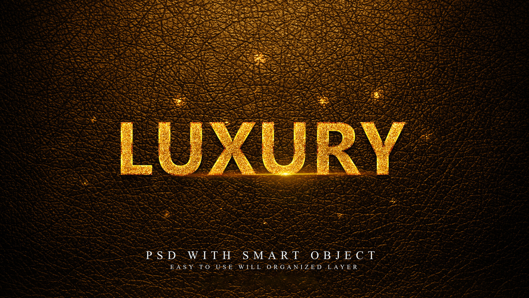 ArtStation - Luxury PSD fully editable text effect. Layer style PSD ...