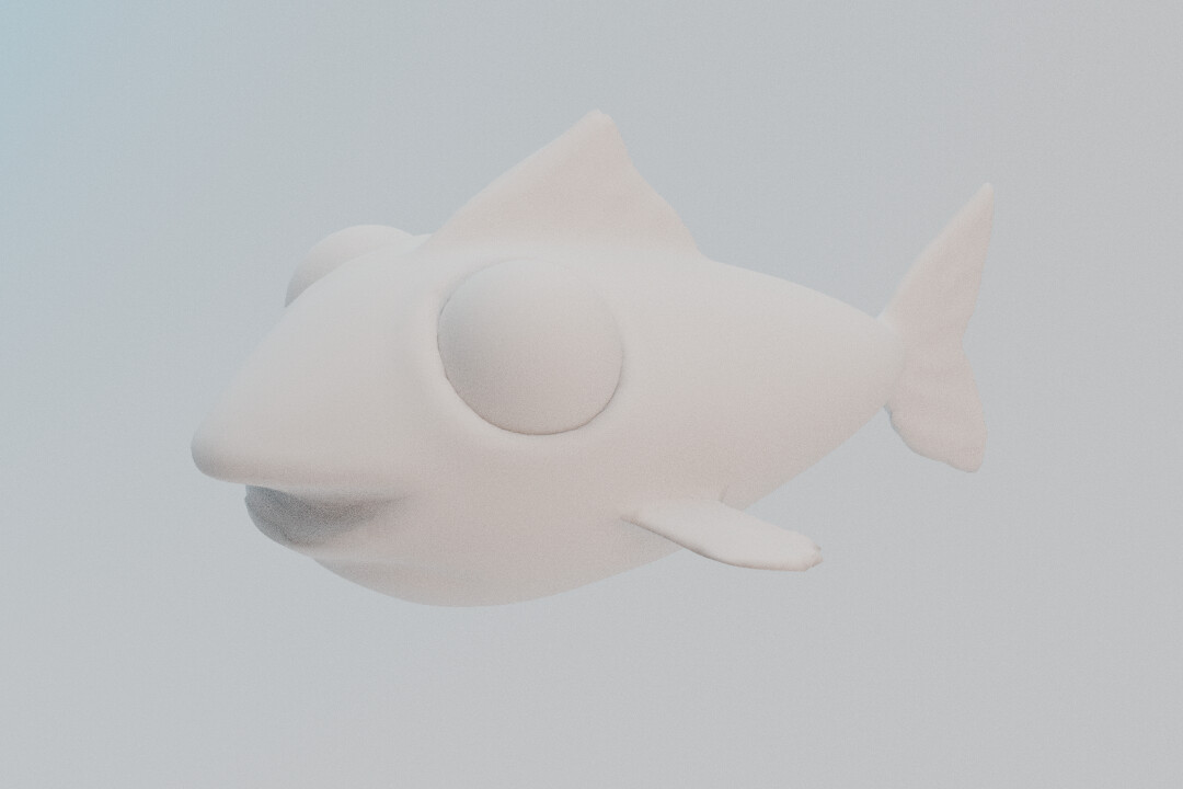 ArtStation - Green Animated Fish | Game Assets