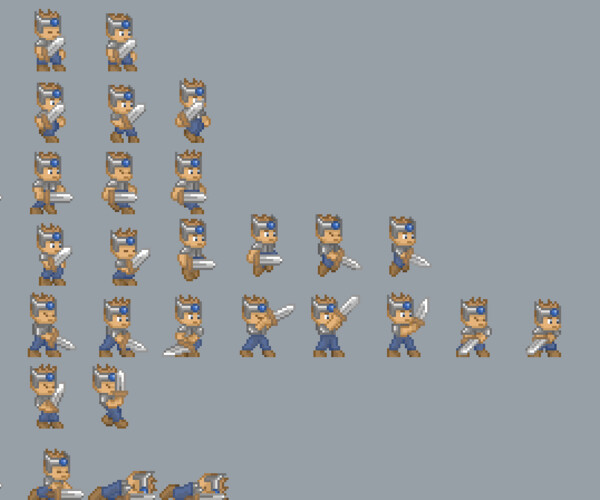 ArtStation - Side View Characters Set | Game Assets