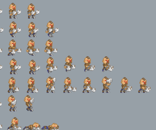 ArtStation - Side View Characters Set | Game Assets