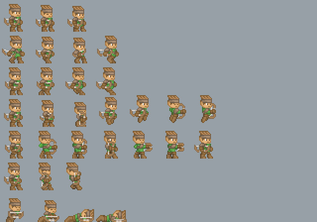 ArtStation - Side View Characters Set | Game Assets