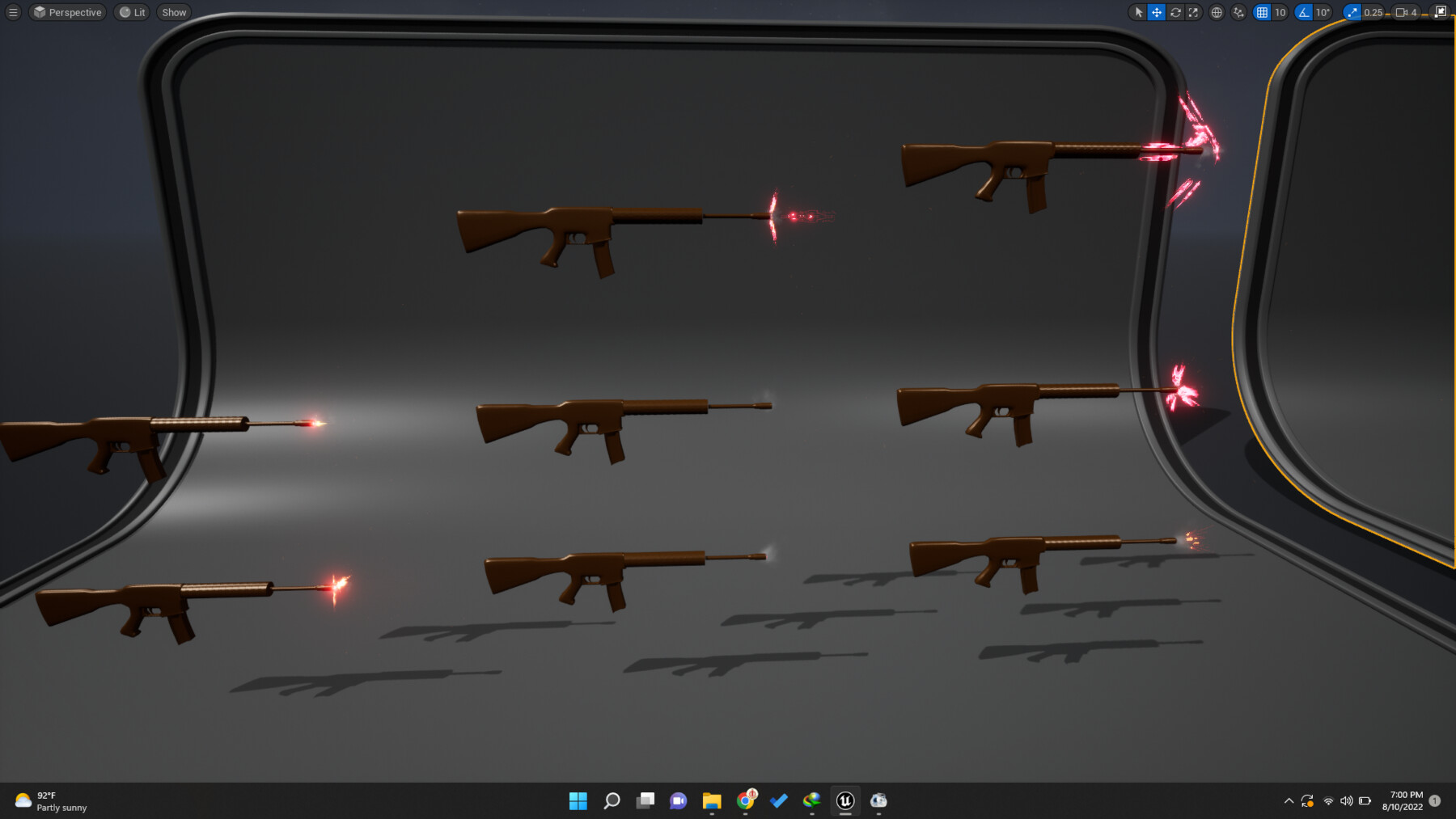 ArtStation - Muzzle flash fx Unreal engine 5 | Game Assets