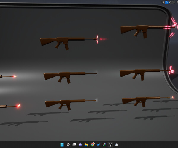 ArtStation - Muzzle flash fx Unreal engine 5 | Game Assets