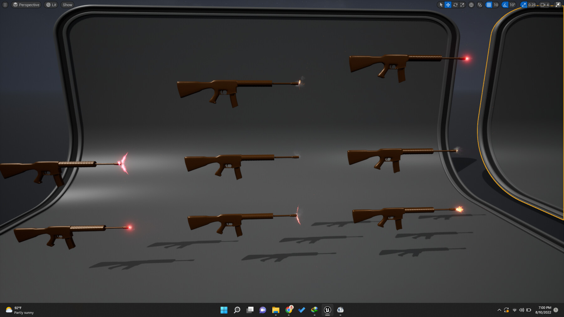 ArtStation - Muzzle flash fx Unreal engine 5 | Game Assets