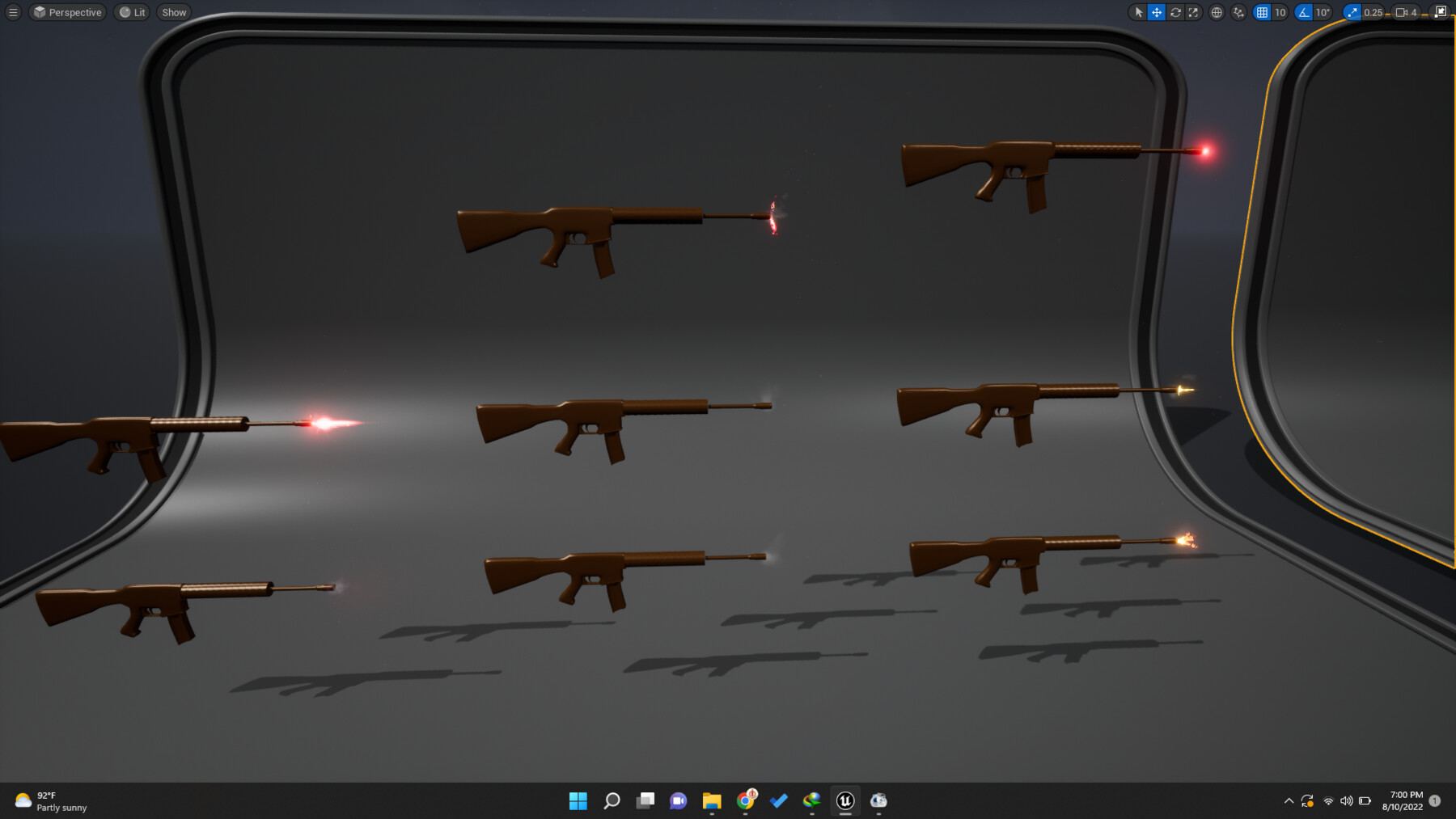 ArtStation - Muzzle flash fx Unreal engine 5 | Game Assets