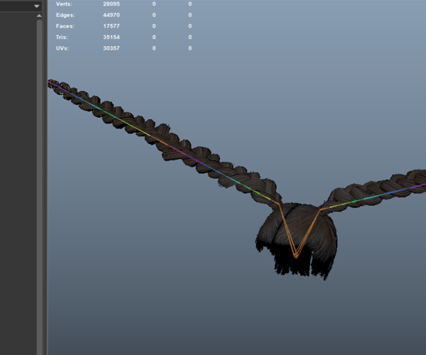 ArtStation - Long braids | Game Assets