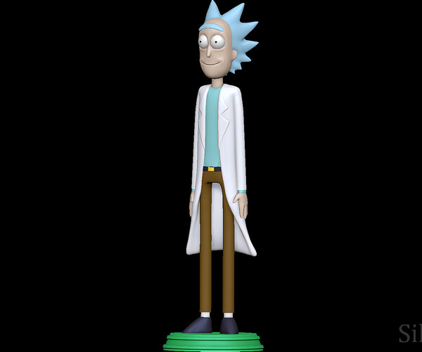 ArtStation - Rick Sanchez - Rick and Morty 3D print model | Resources