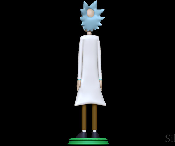 ArtStation - Rick Sanchez - Rick and Morty 3D print model | Resources
