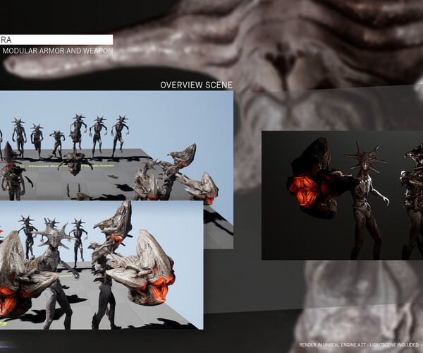 ArtStation - Alien 07 - Game Assets + Extra | Game Assets