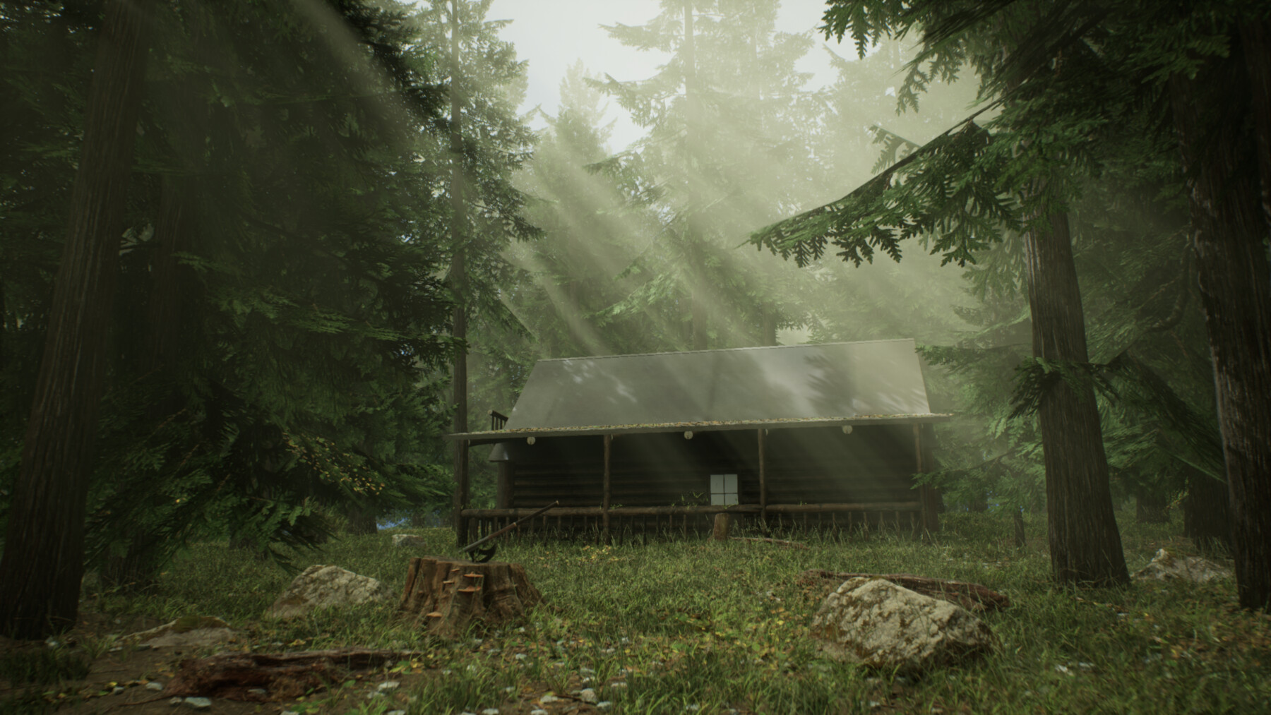 ArtStation - Cabin In The Woods Animated | Game Assets