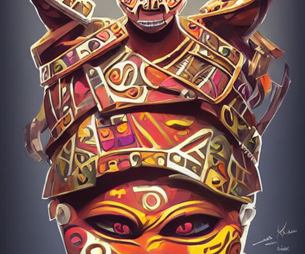 ArtStation - Afrika Forever Tribal Mask 2.4k png collection pack | Artworks