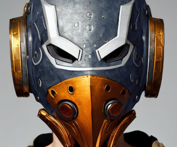 ArtStation - Helmet mask Borderland Style 2k image png collection ...