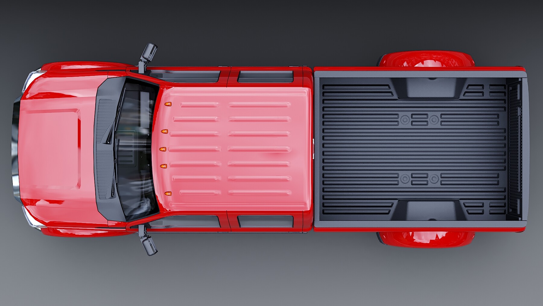 Pickup Truck Top View