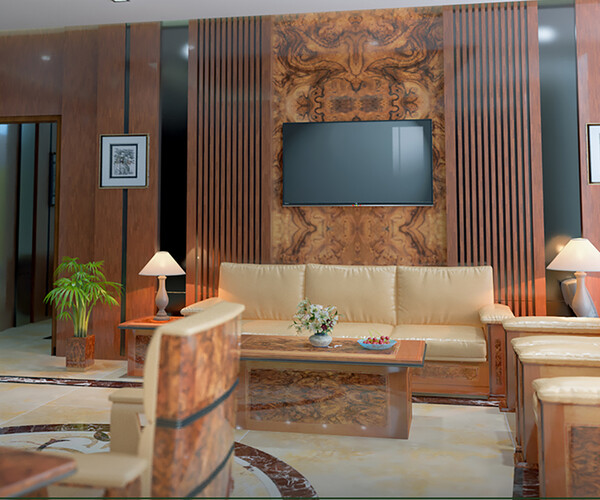 ArtStation - scene office design | Resources