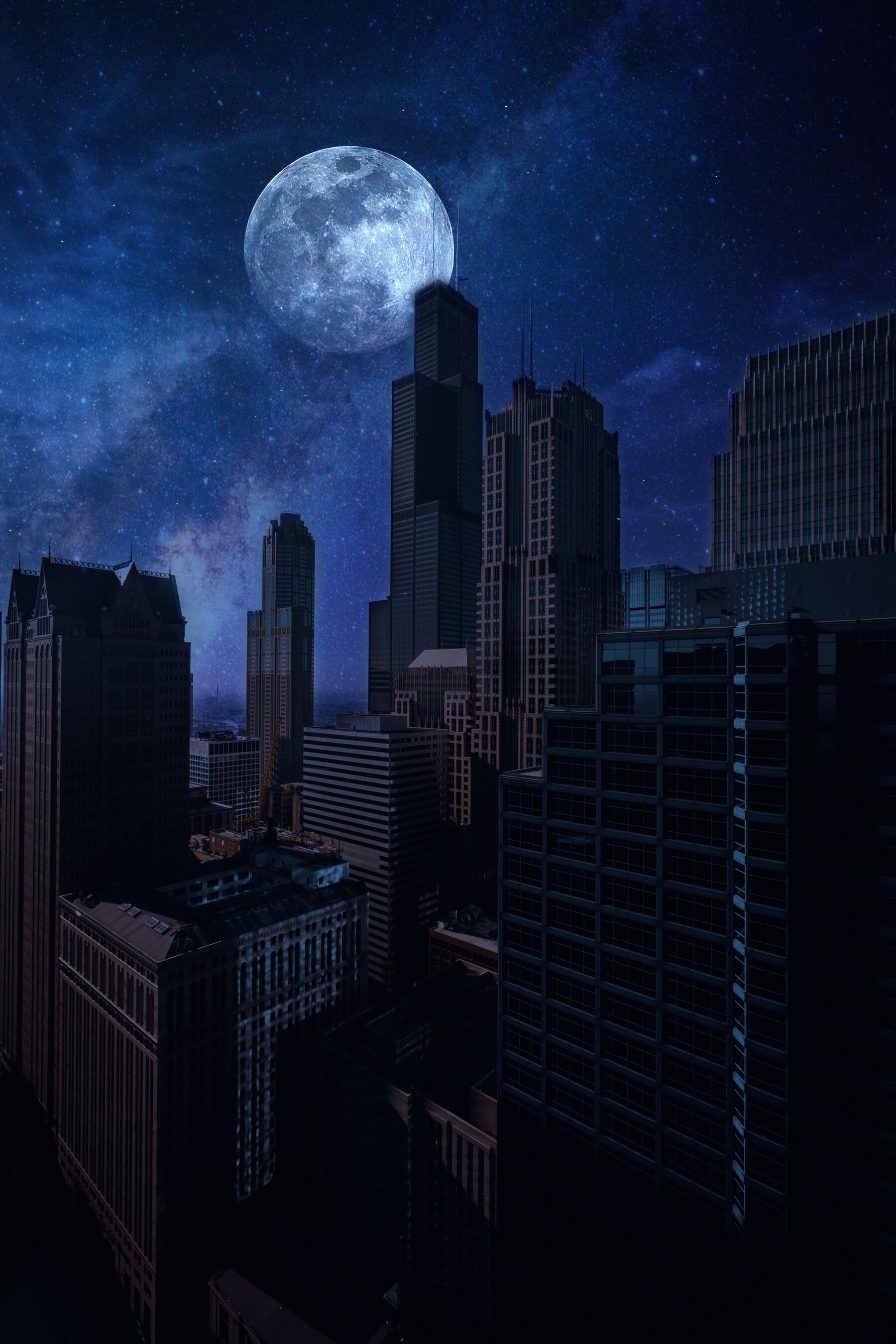 ArtStation - Moon City | Artworks