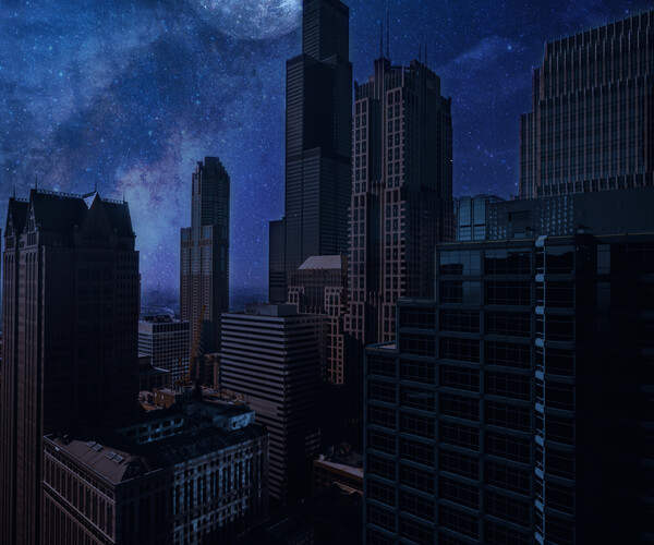 ArtStation - Moon City | Artworks