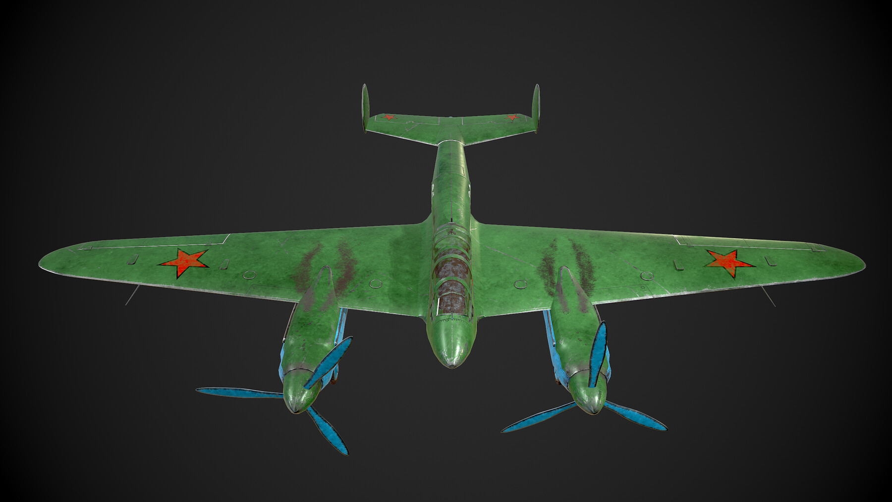 ArtStation - Airplane Yakovlev Yak-2 short range bomber | Game Assets