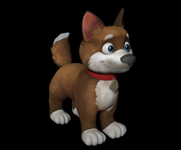 ArtStation - Dog Cartoon | Game Assets
