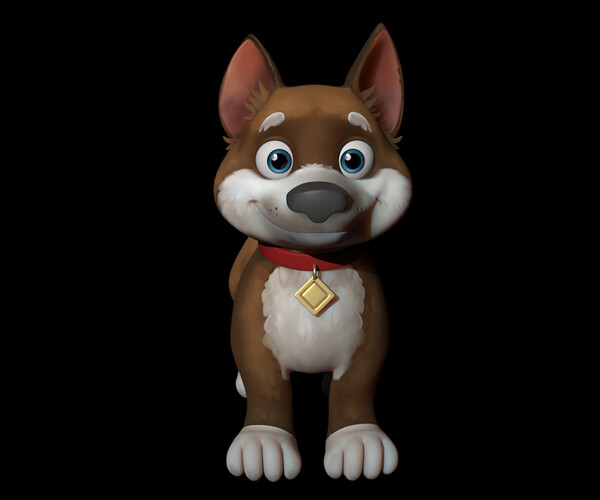 ArtStation - Dog Cartoon | Game Assets